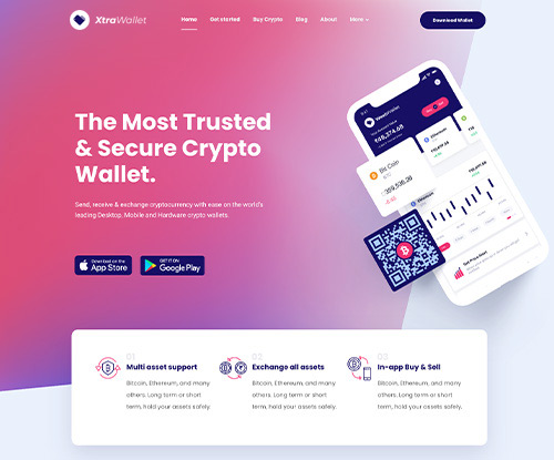 Wallet App WordPress Theme – Cryptocurrency Wallet Application ...