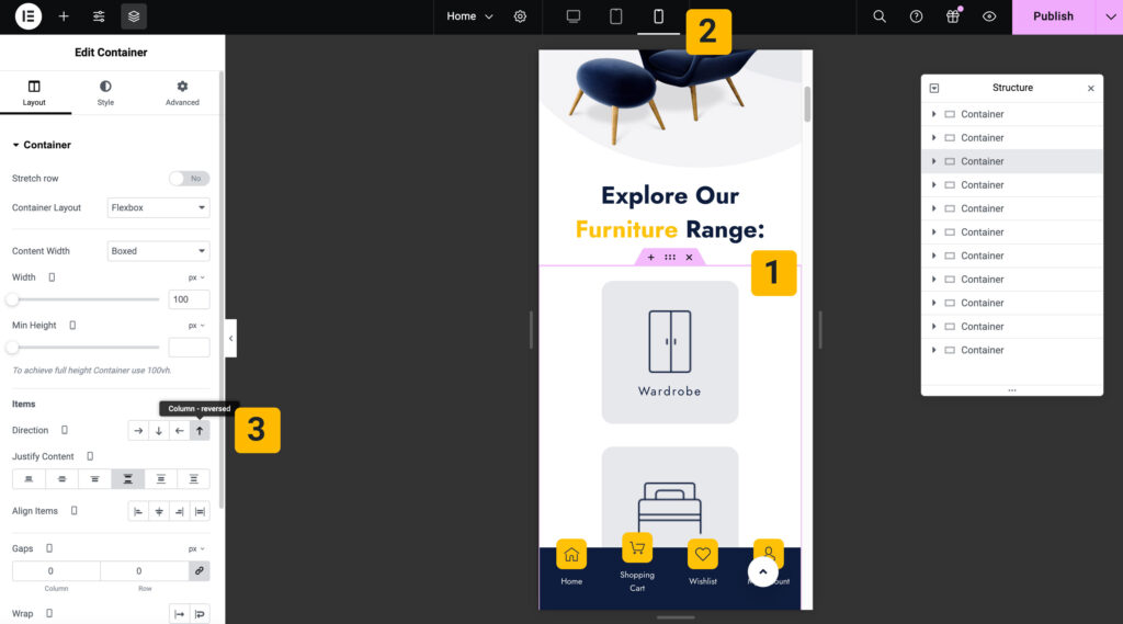 How to Reverse Columns on Mobile Using Elementor: Step-by-Step Guide – XTRA Tutorials